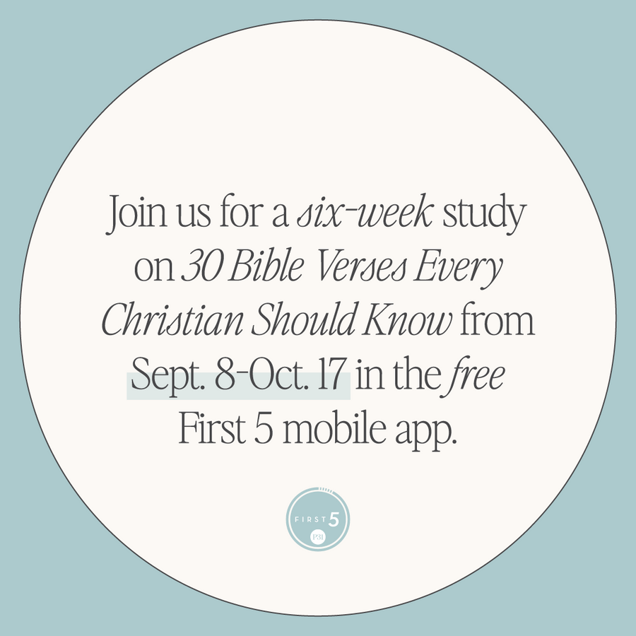 30 Bible Verses Every Christian Should Know – P31 Bookstore