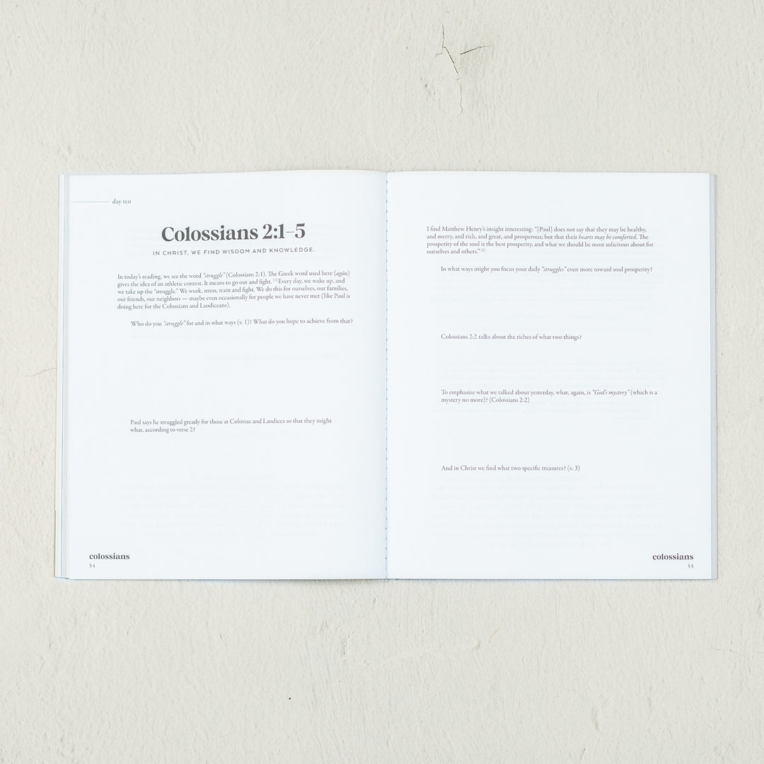 Colossians: How to Know the Truth in a World of Divided Opinions – P31 ...