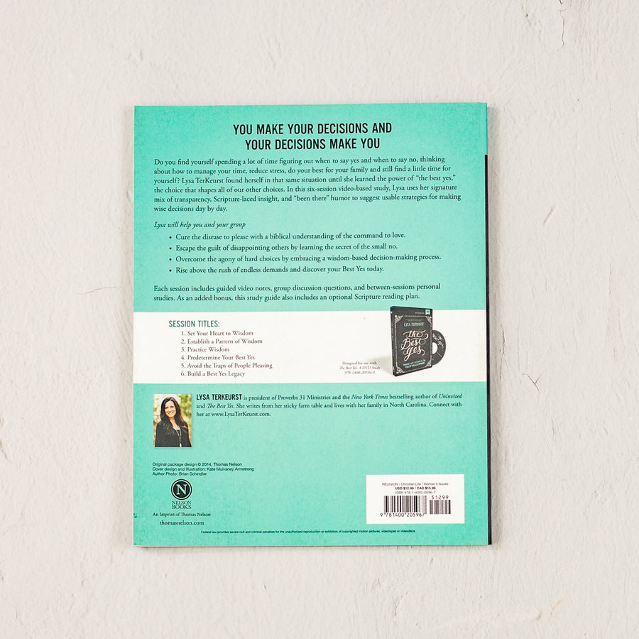 The Best Yes Participant's Guide – P31 Bookstore